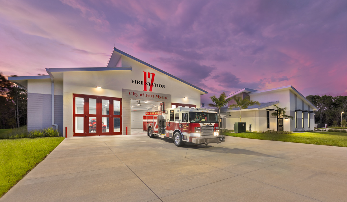 Fire and Rescue Station 17 Fort Myers, FL. Photo Highlights.